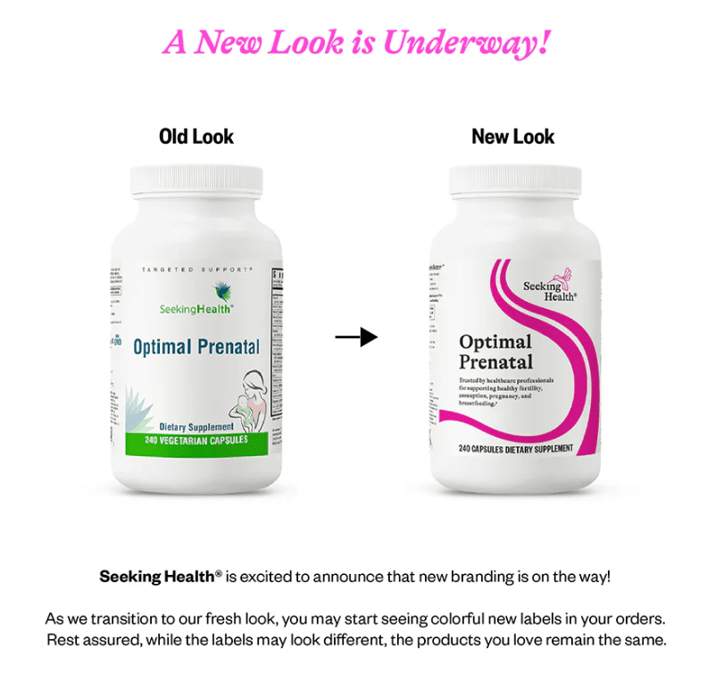 Optimal Prenatal - 240 Capsules Default Category Seeking Health