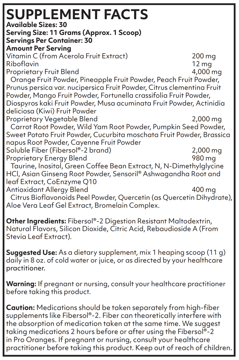 Pro Oranges® - 30 Servings | Healthy Habits Living