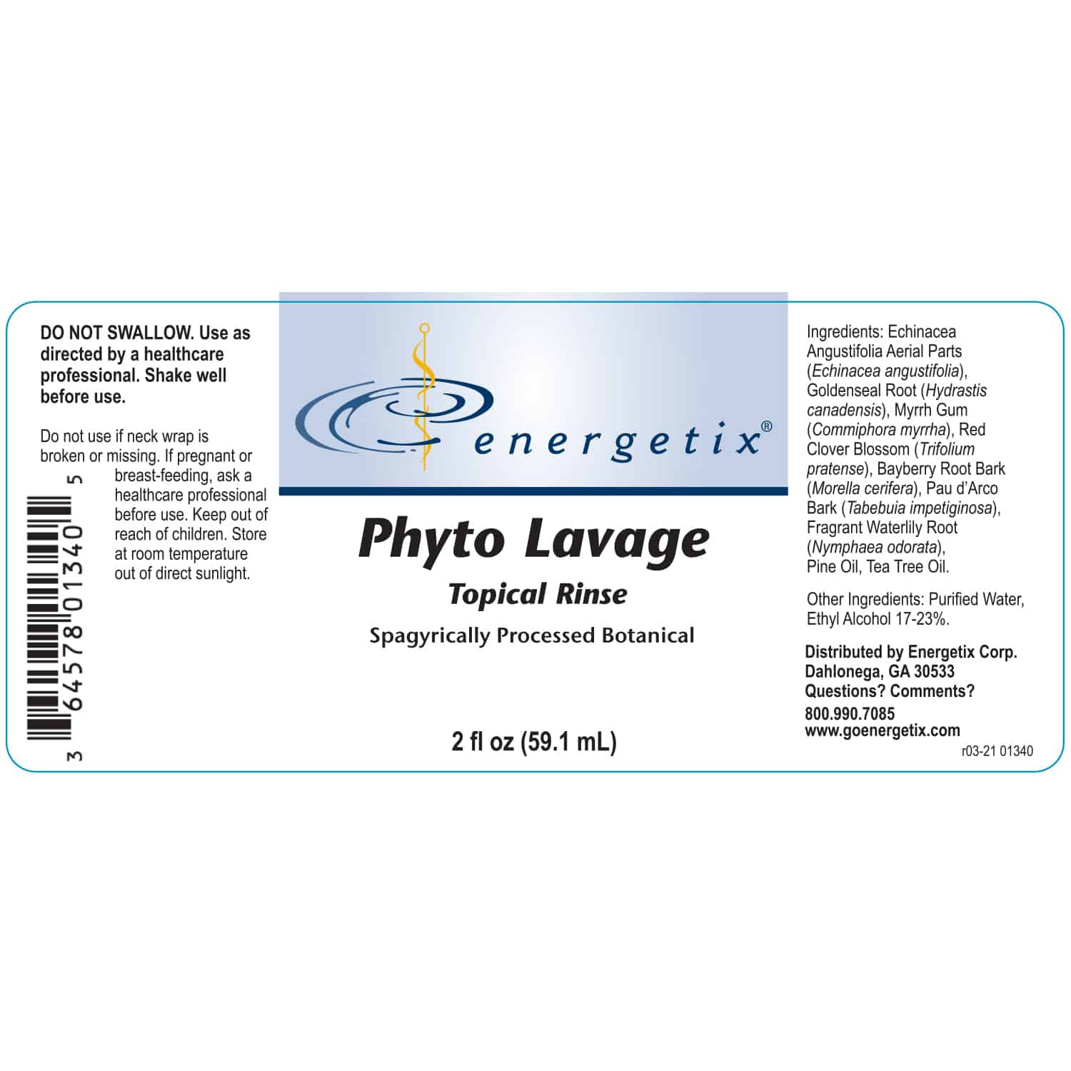 Phyto Lavage - 2 fl oz Default Category Energetix