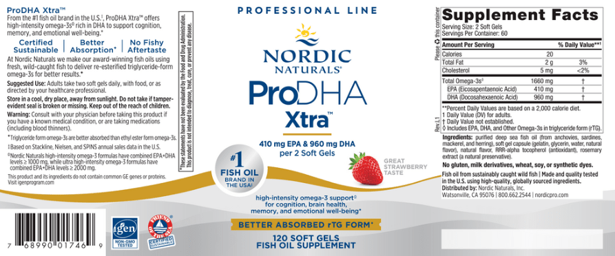 ProDHA Xtra (formerly ProDHA 1000 Strawberry) Default Category Nordic ...