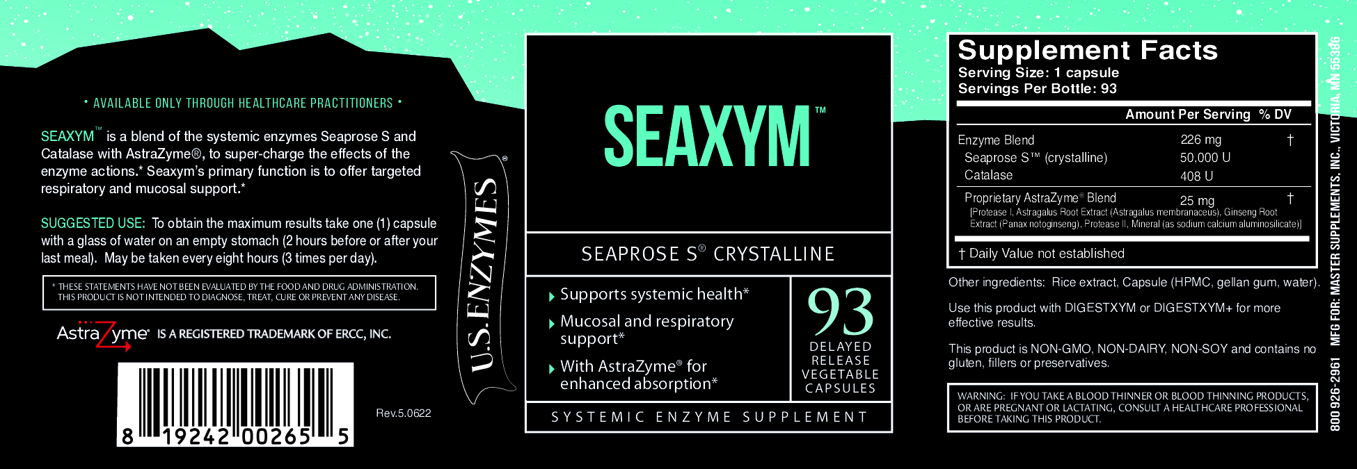 SEAXYM™ - 93 Capsules | Healthy Habits Living