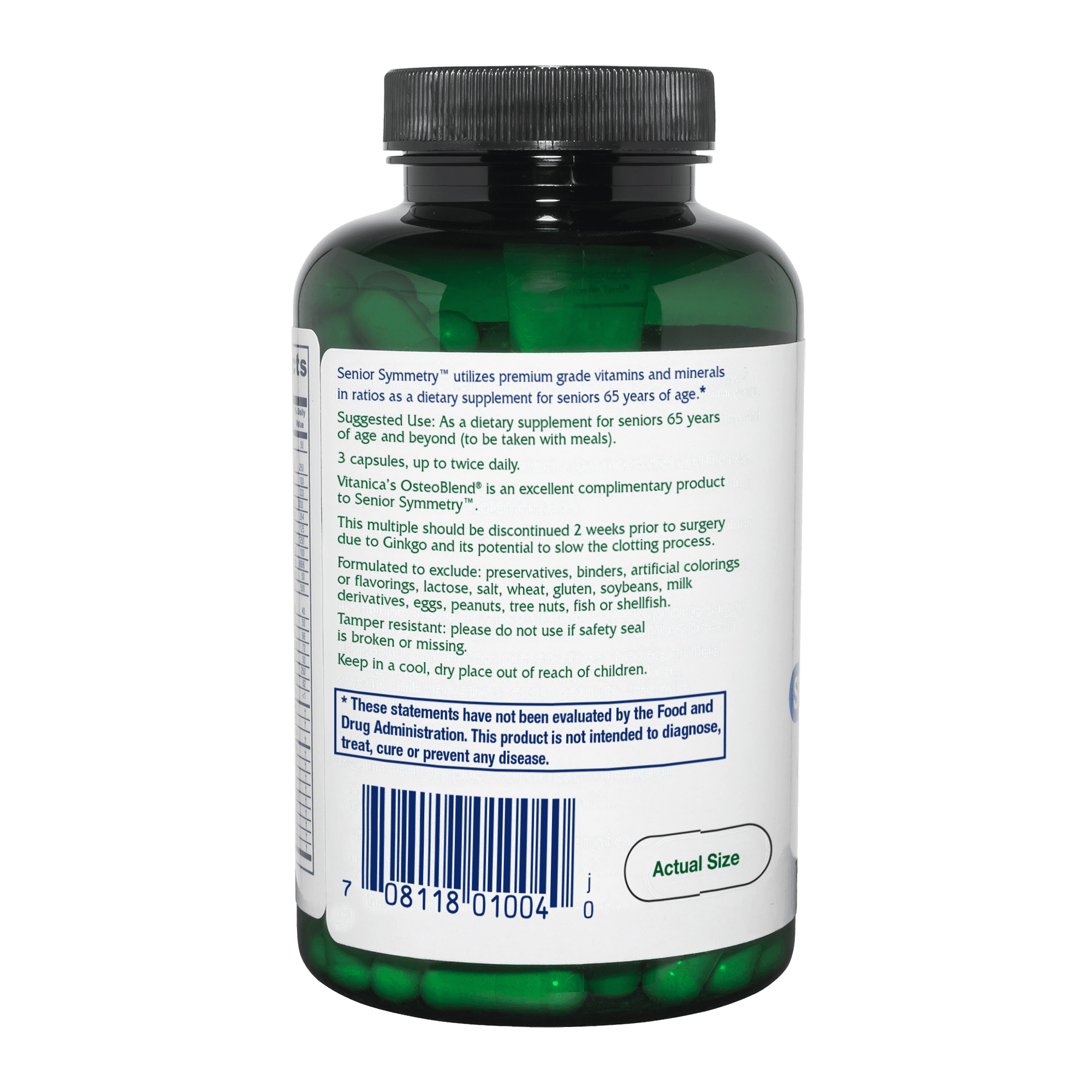 Senior Symmetry™ - 180 Capsules | Healthy Habits Living