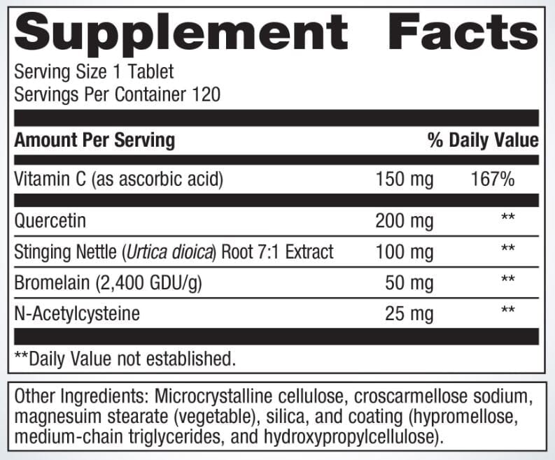 Sinuplex® - 120 Tablets Default Category Metagenics
