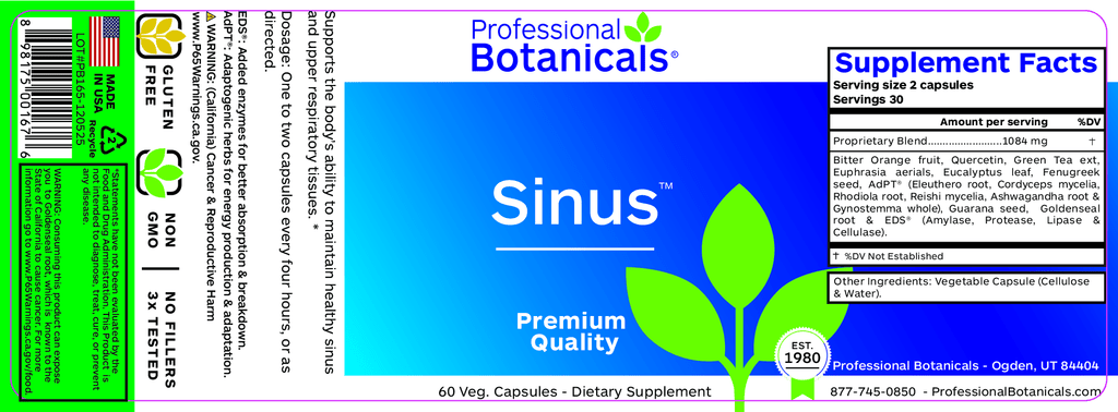 Sinus™ - 60 Capsules – Healthy Habits Living