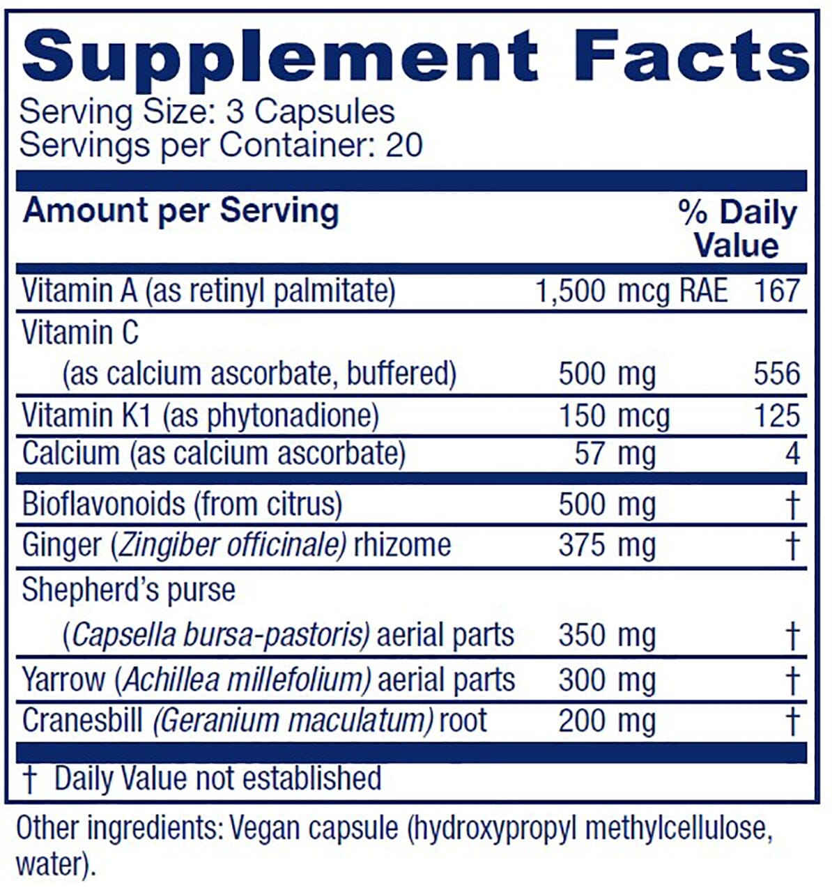 Slow Flow™ - 60 Capsules Default Category Vitanica