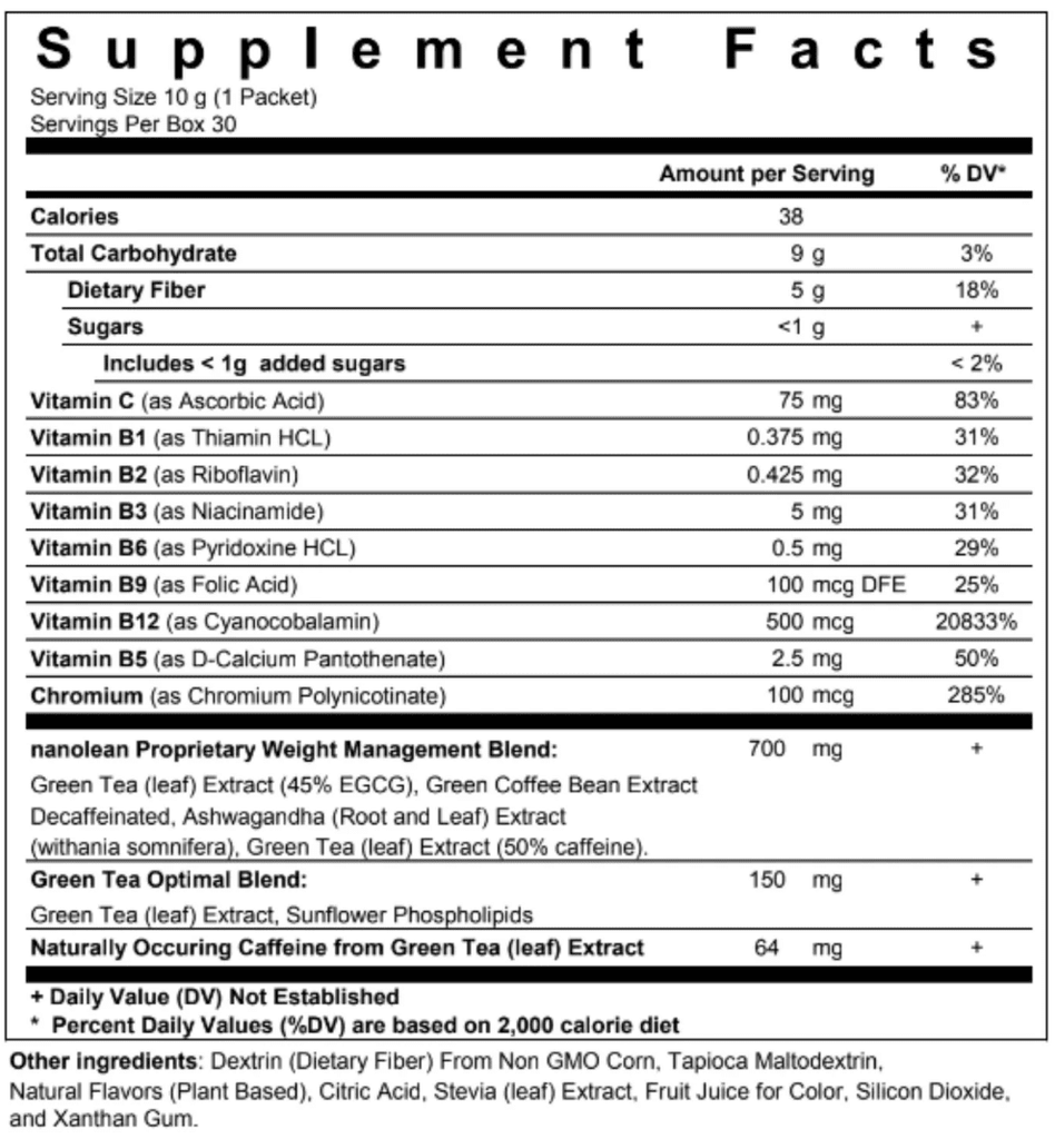 NanoLean® - 30 Packets – Healthy Habits Living