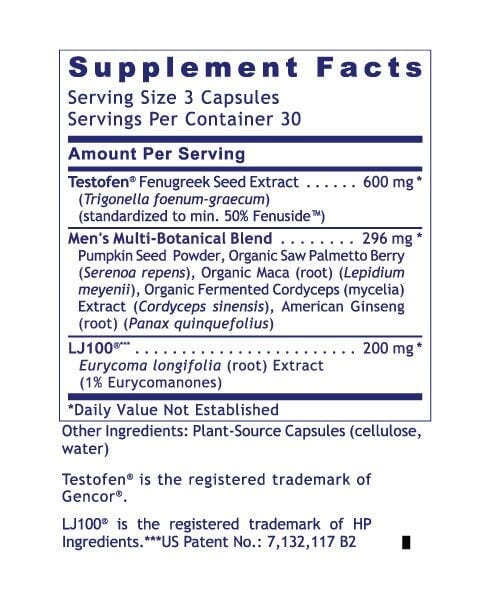 Testosterone Premium - 90 Capsules | Healthy Habits Living