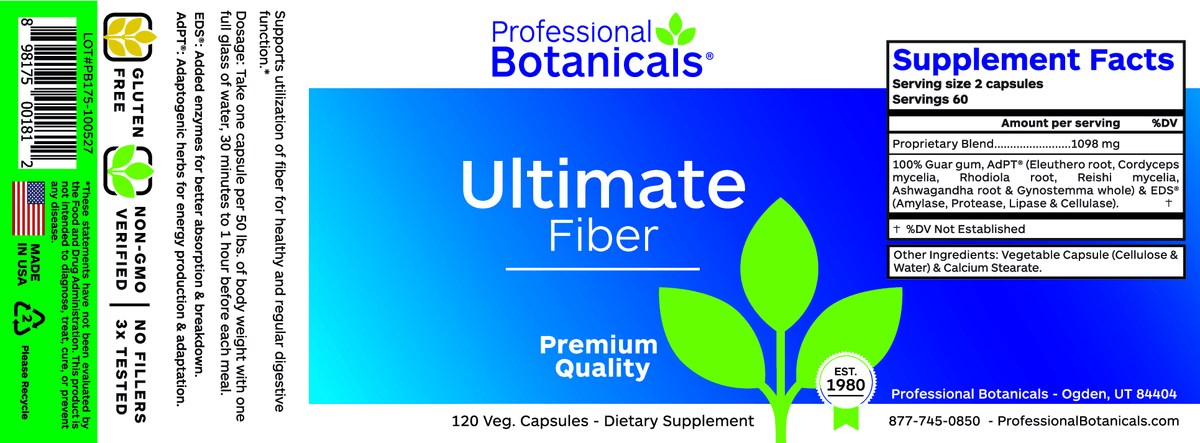 Ultimate Fiber™ - 120 Capsules | Healthy Habits Living