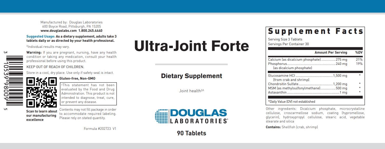 Ultra Joint Forte - 90 Tablets | Healthy Habits Living