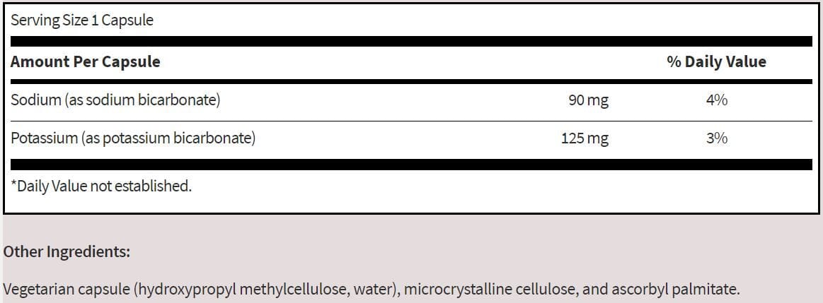 Bi-Carb Formula - 250 Capsules | Healthy Habits Living