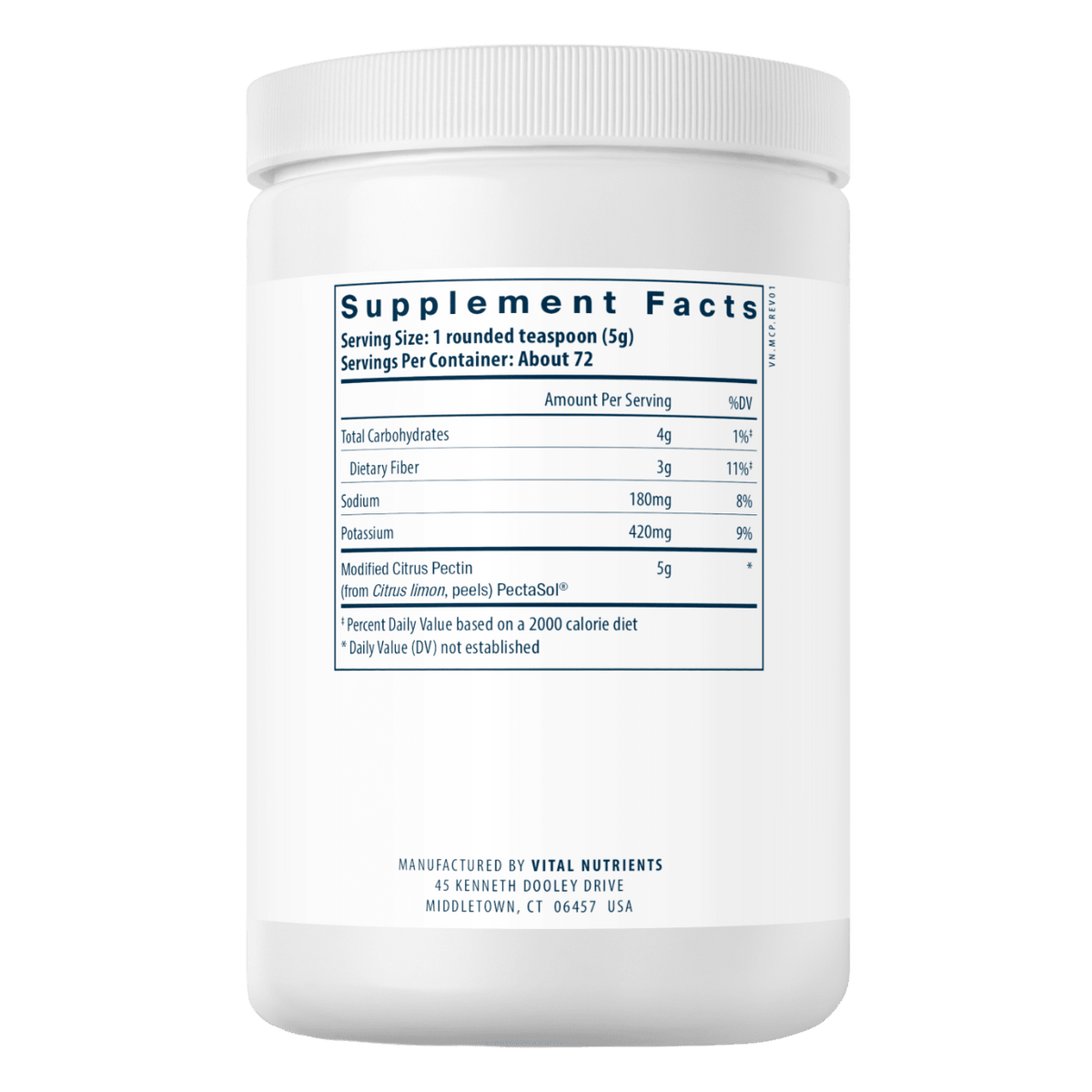 MCP Powder (Modified Citrus Pectin) - 72 Servings | Healthy Habits Living