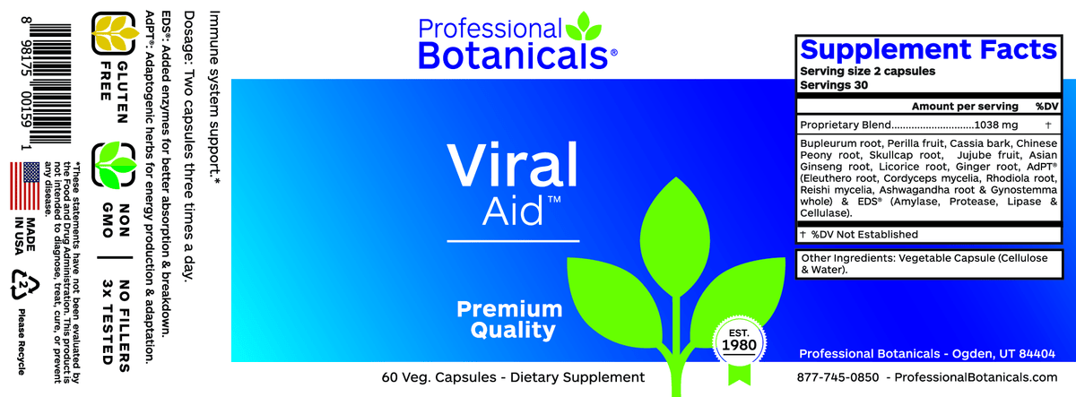 Viral Aid™ - 60 Capsules | Healthy Habits Living