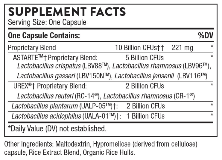 Women's Daily Probiotic Default Category Thorne