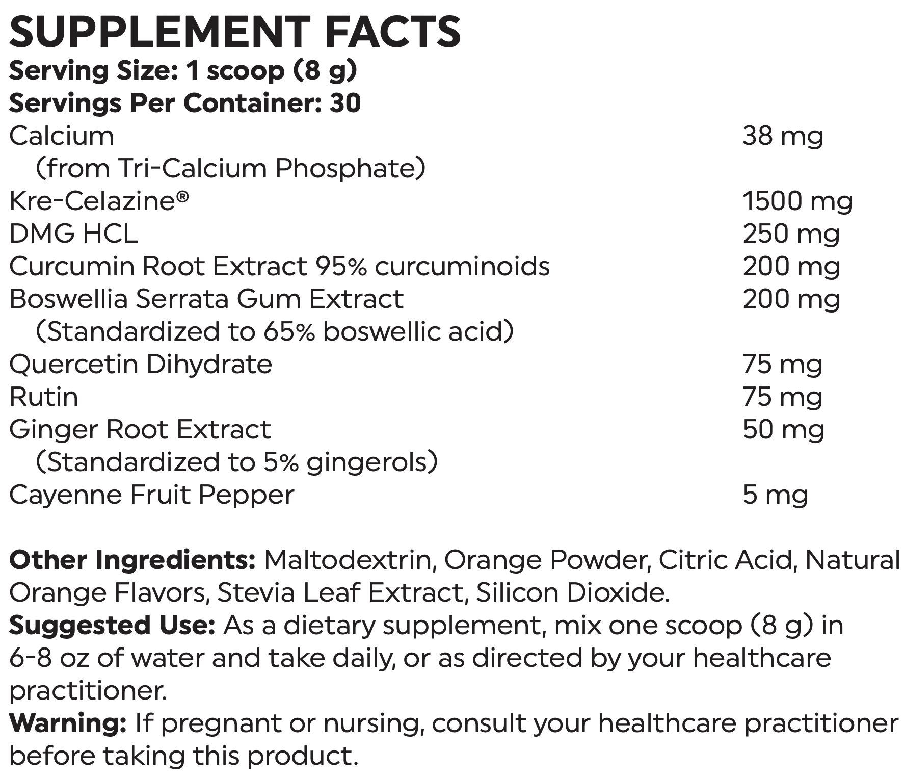 X-Flame® Powder - 30 Servings | Healthy Habits Living