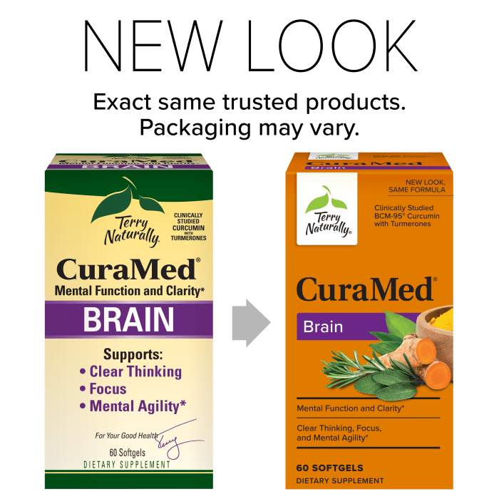 CuraMed Brain - 60 Softgels Default Category Terry Naturally