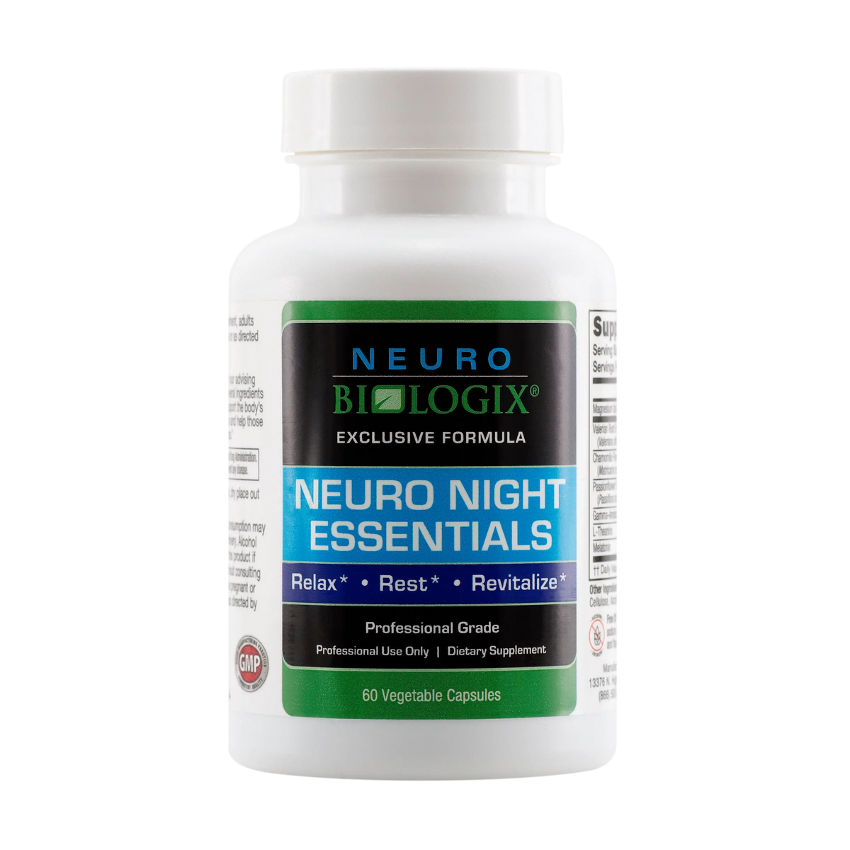 Neuro Night Essentials - 60 Capsules | Healthy Habits Living