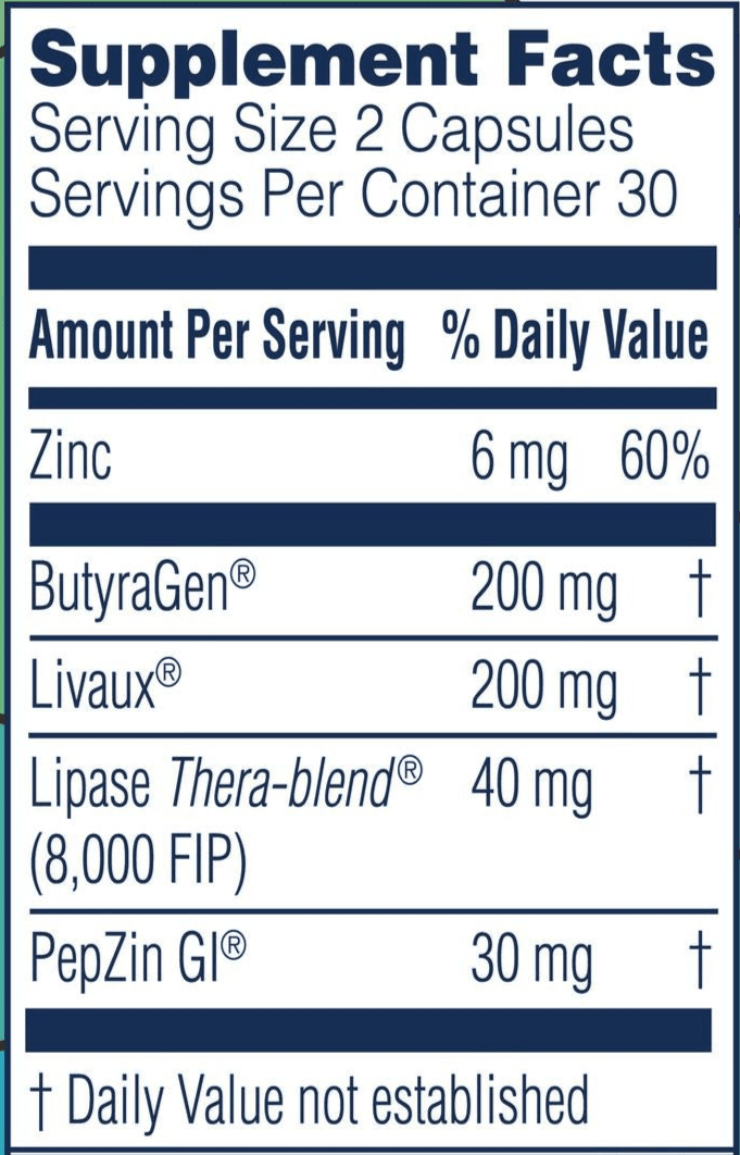 GI + Biome Complex - 60 Capsules | Healthy Habits Living