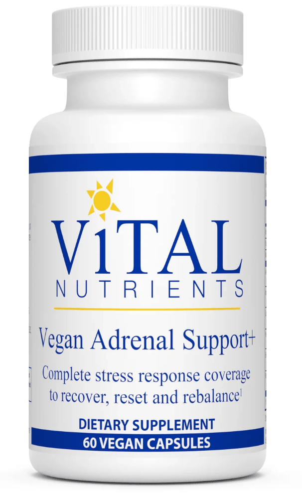 Vegan Adrenal Support+ - 60 Capsules | Healthy Habits Living