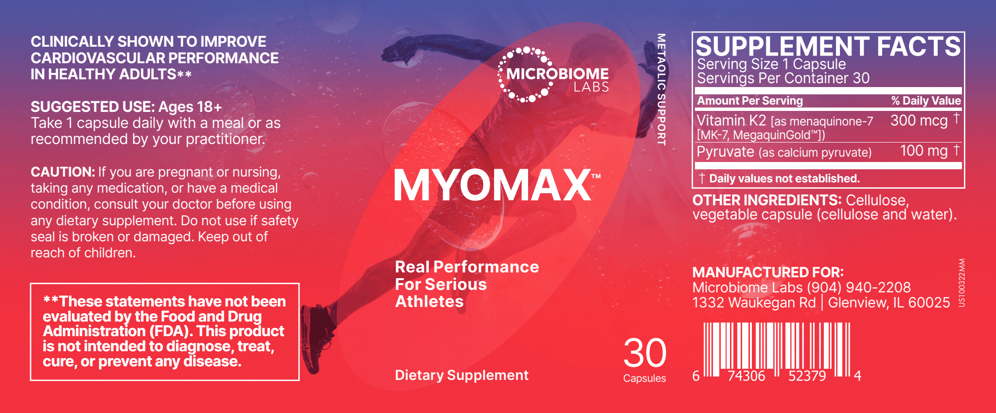 MyoMax - 30 Capsules | Healthy Habits Living