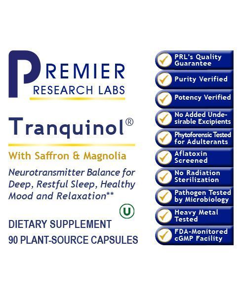 Tranquinol - 90 Capsules | Healthy Habits Living