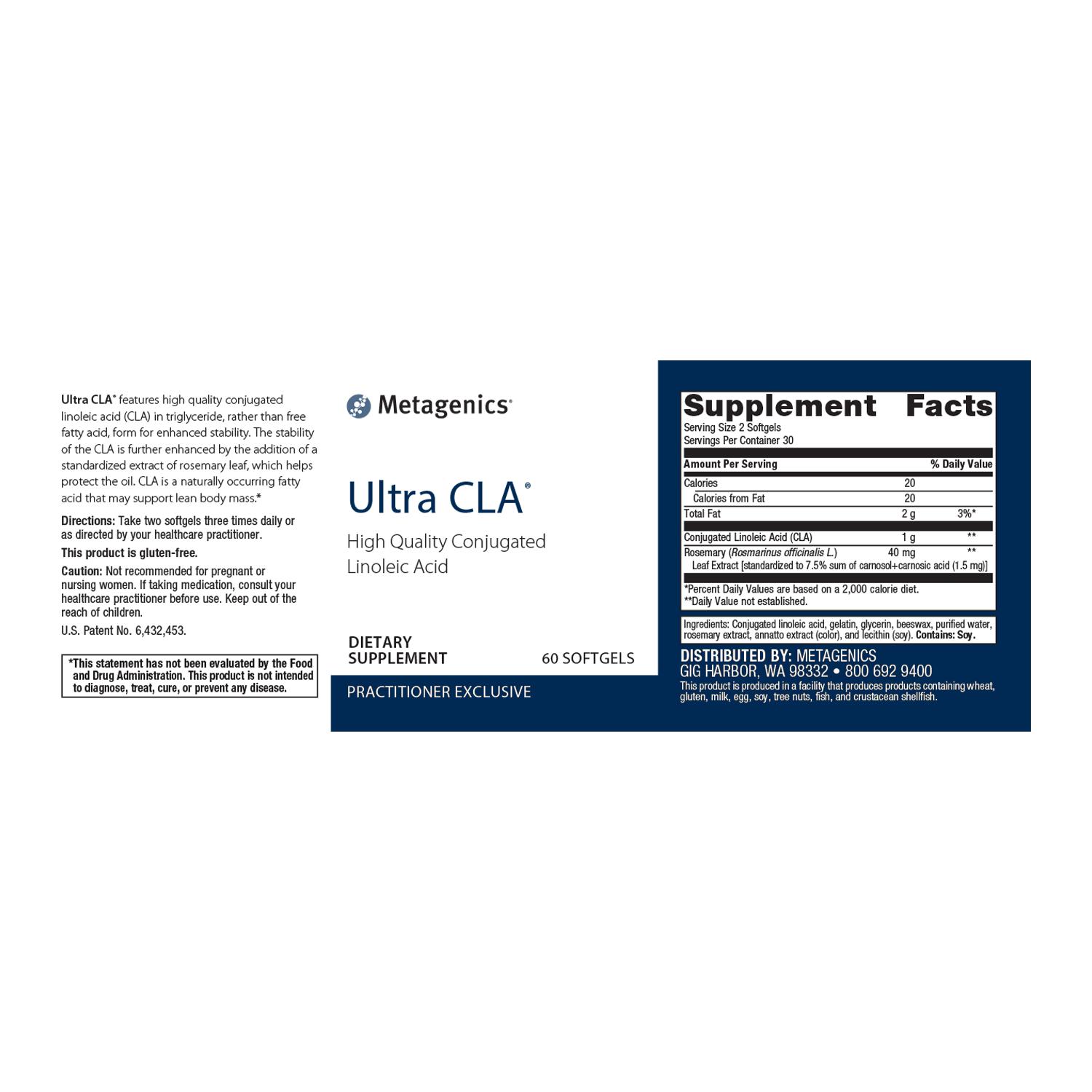 Ultra CLA - 60 Softgels – Healthy Habits Living