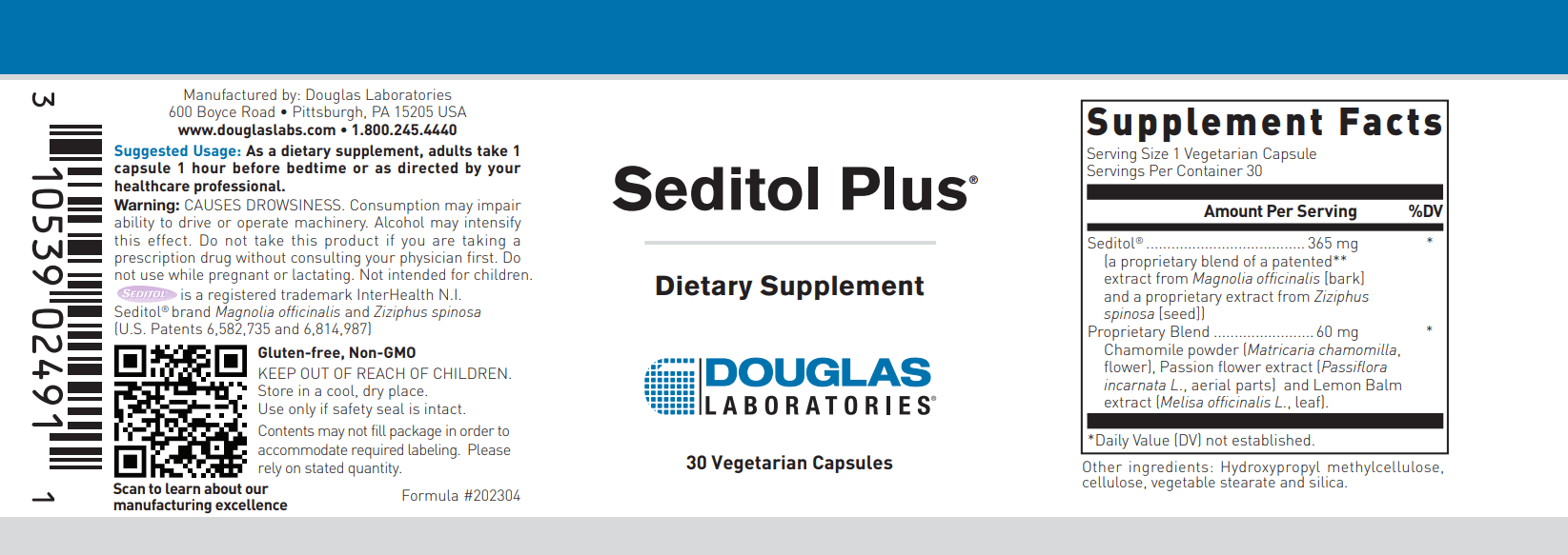 Seditol® Plus - 30 Capsules – Healthy Habits Living