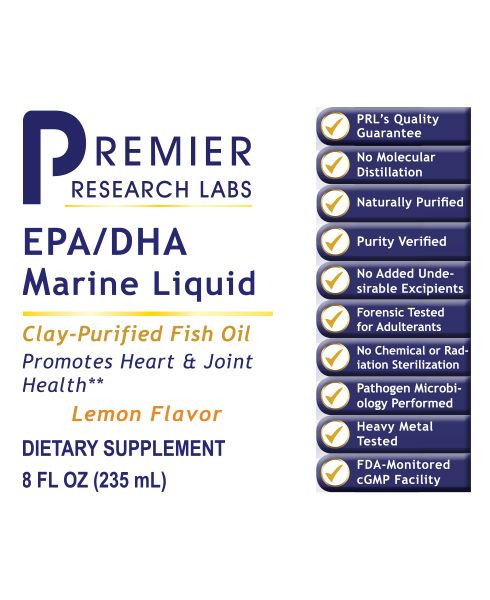 EPA/DHA Marine Liquid - 8 Fl oz | Healthy Habits Living