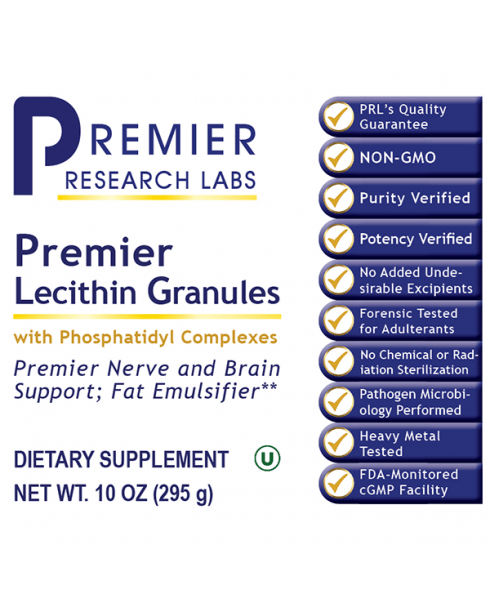 Lecithin Granules, Premier - 10 oz Default Category Premier Research Labs