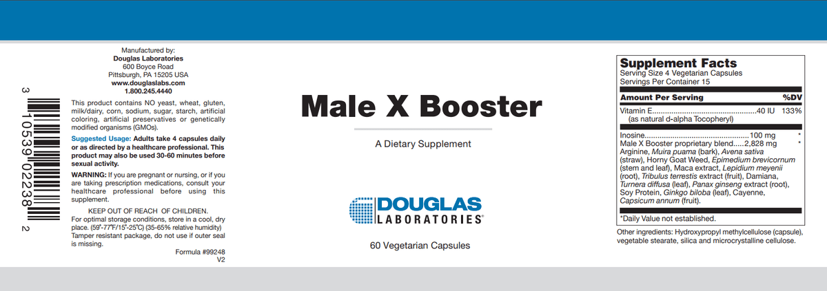 Male X BOOSTER - 60 Capsules | Healthy Habits Living