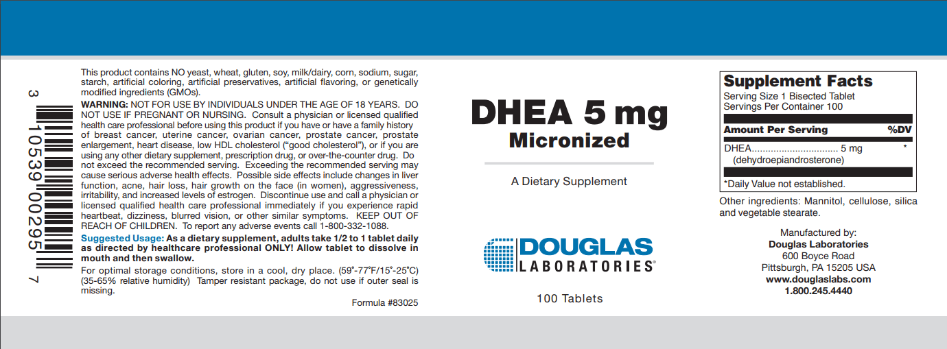 DHEA (5 mg.) Sublingual - 100 Tablets | Healthy Habits Living