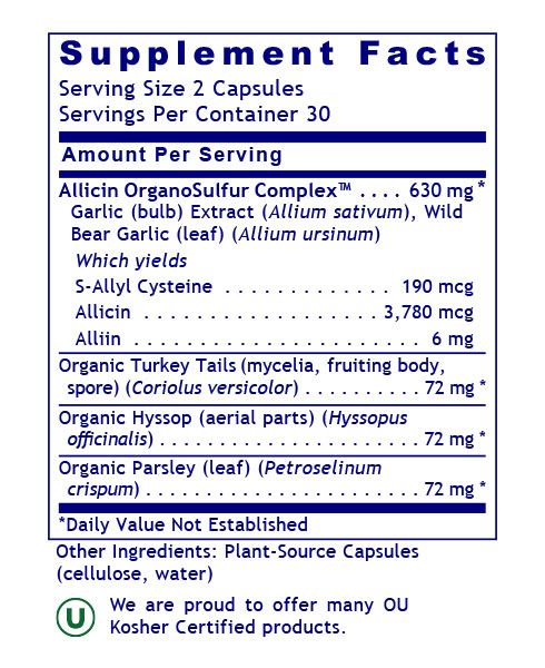 Allicidin - 60 Capsules | Healthy Habits Living