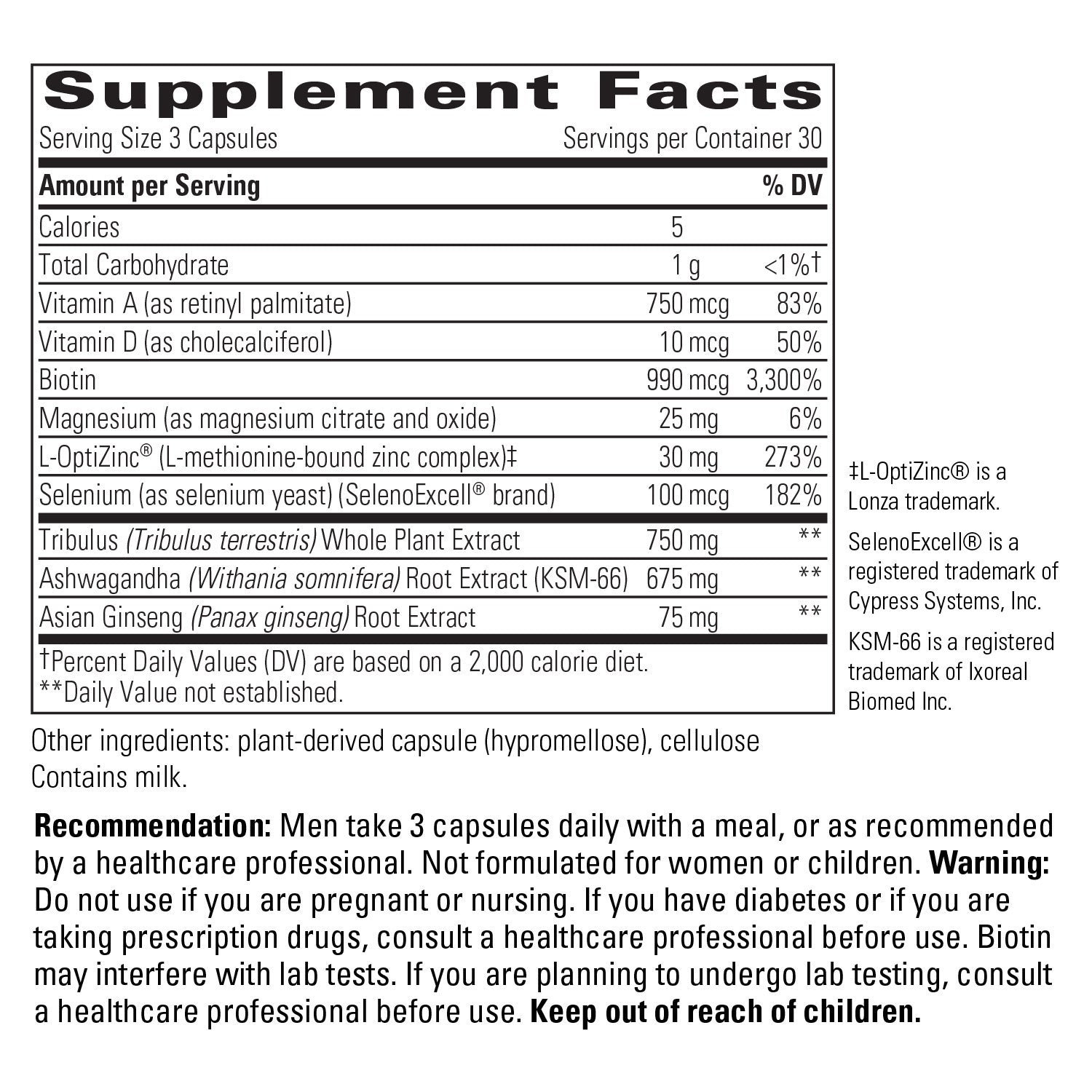 Testosterone Formula™ - 90 Capsules | Healthy Habits Living