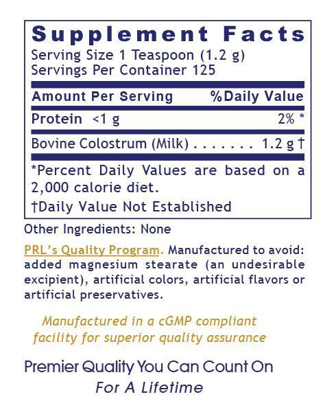 Colostrum-IgG Powder - 5 oz | Healthy Habits Living