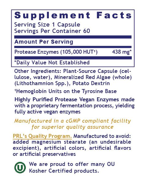 Protease, Premier - 60 Capsules – Healthy Habits Living