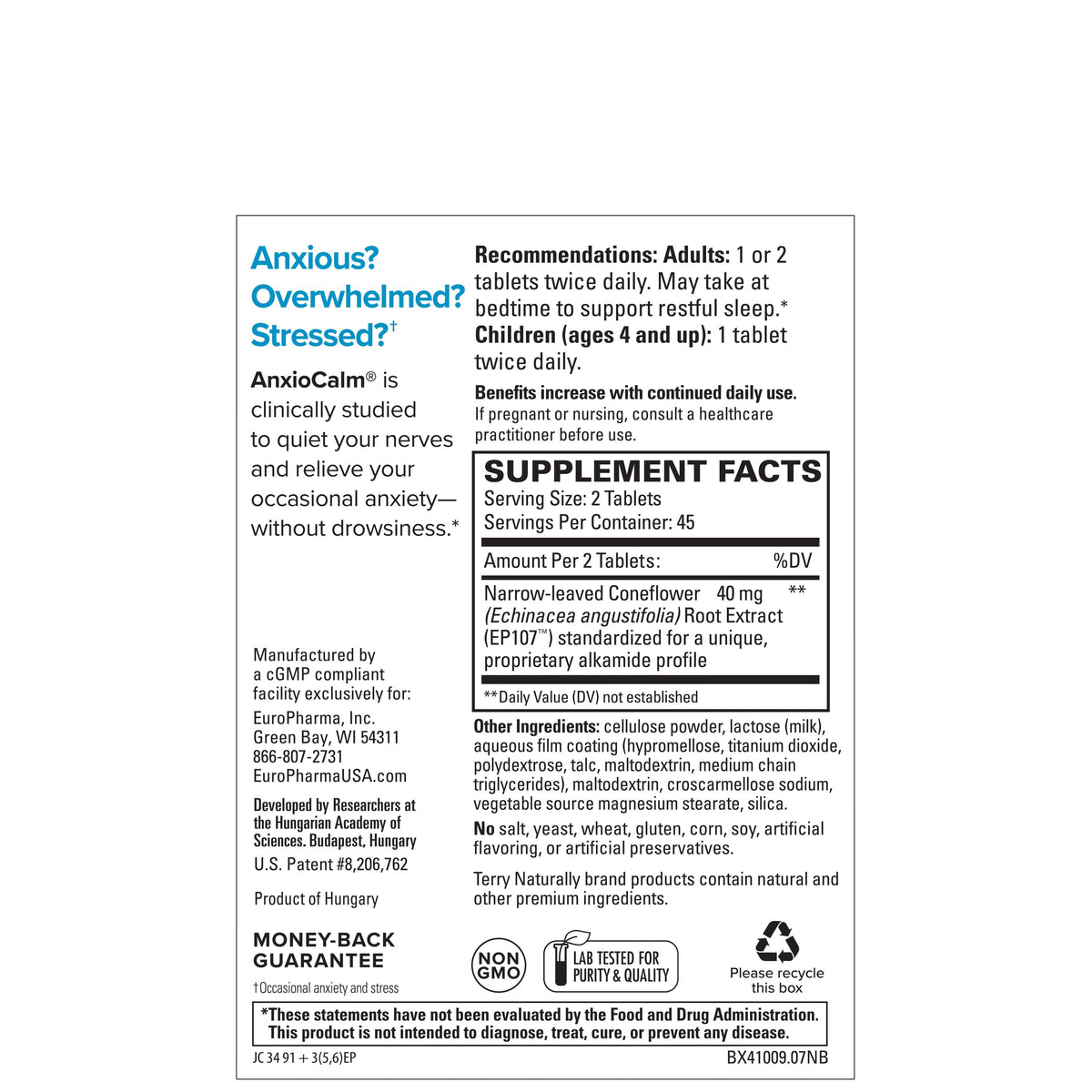 AnxioCalm | Healthy Habits Living
