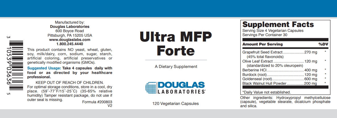 Ultra MFP Forte - 120 Capsules | Healthy Habits Living