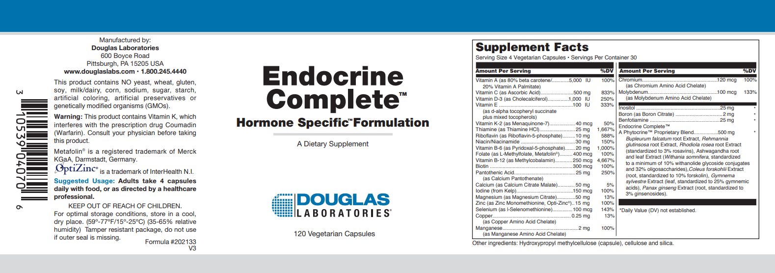 Endocrine Complete - 120 capsules – Healthy Habits Living