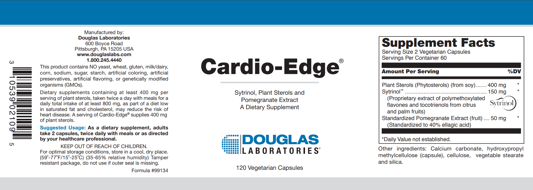 Cardio-Edge® - 120 Capsules Default Category Douglas Labs