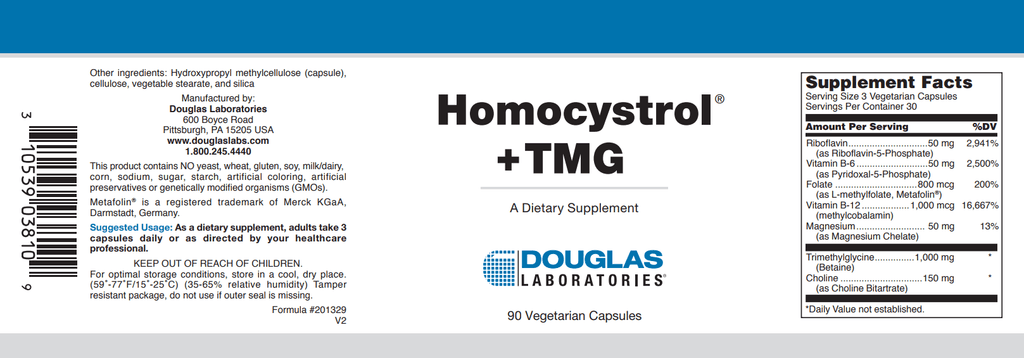 Homocystrol® + TMG - 90 Capsules | Healthy Habits Living