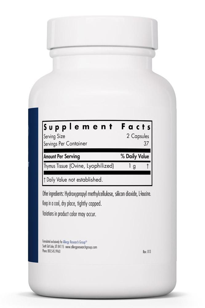 Thymus - 75 Vegetable Capsules | Healthy Habits Living