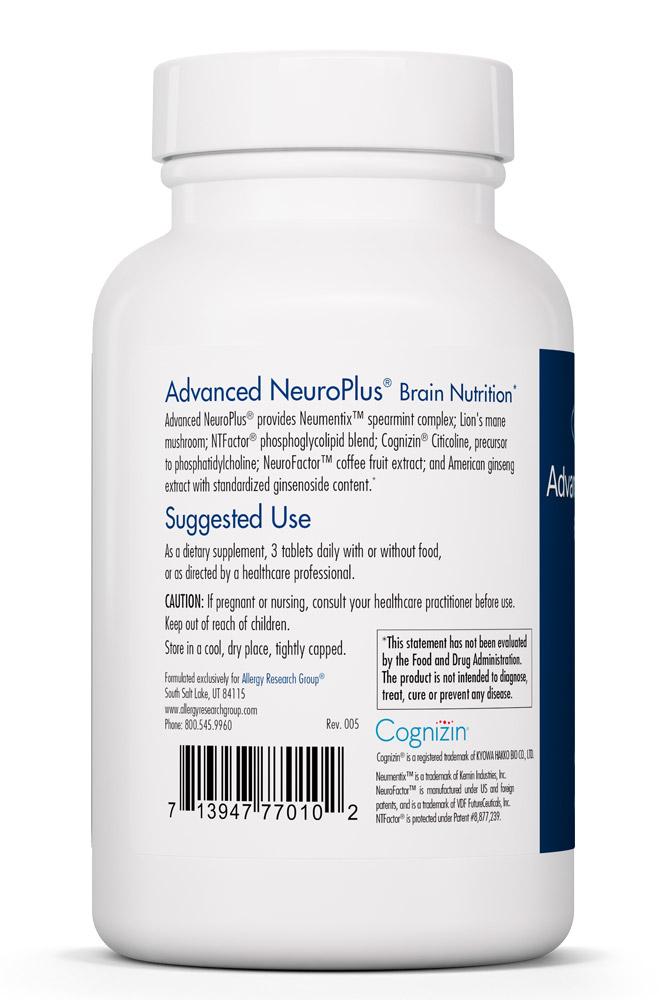 Advanced NeuroPlus® - 90 Vegetarian Tablets | Healthy Habits Living