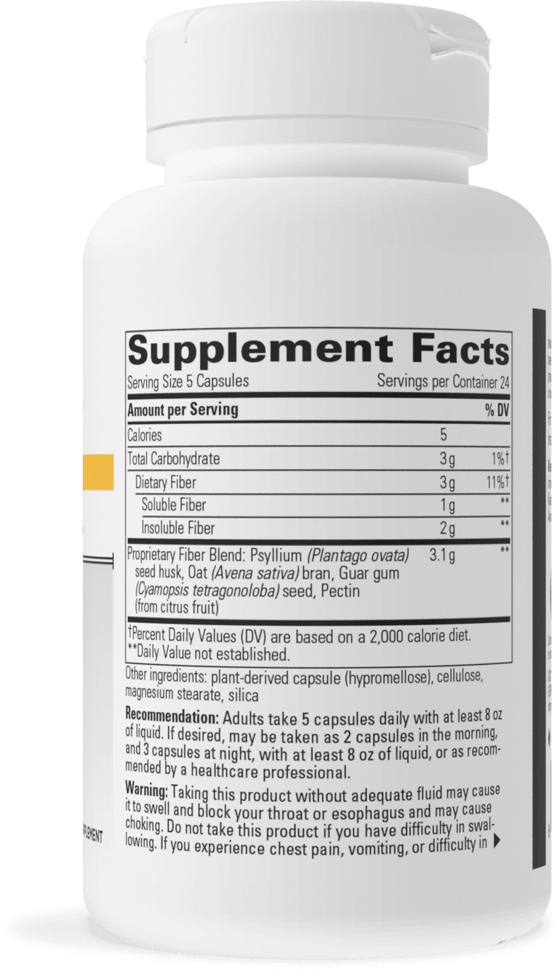 Fiber Formula - 120 Capsules | Healthy Habits Living