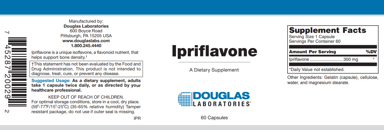 Ipriflavone - 60 Capsules | Healthy Habits Living