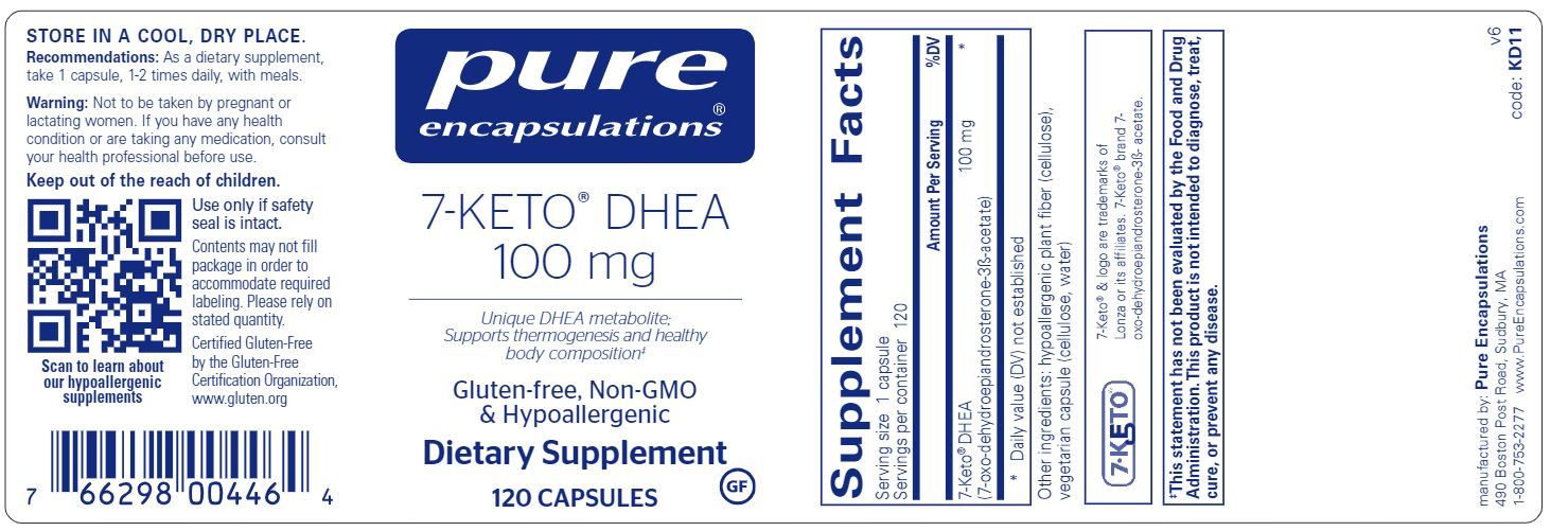 7-KETO® DHEA 100 mg | Healthy Habits Living