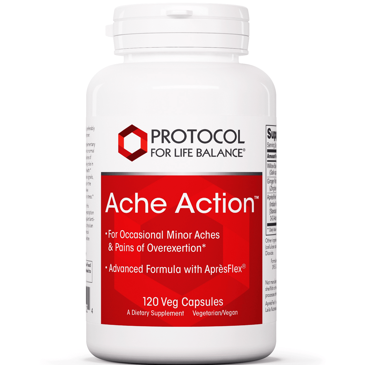 Ache Action - 120 Capsules | Healthy Habits Living