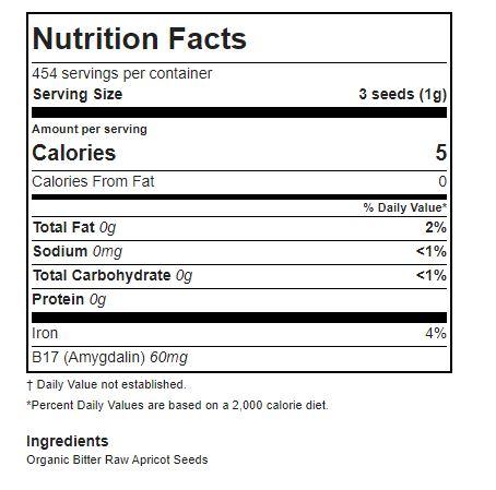 Organic Bitter Raw Apricot Seeds | Healthy Habits Living