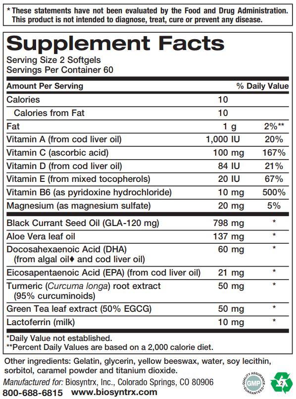 BioTears - 120 Gel Capsules | Healthy Habits Living