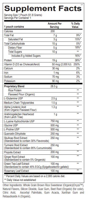 InflammaCORE Strawberry Pouches - 14 Servings | Healthy Habits Living