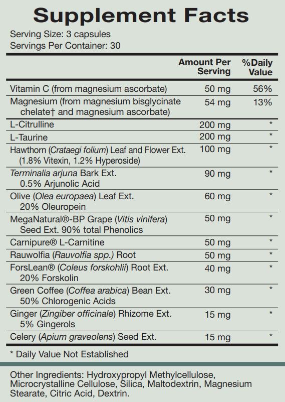 Cardio Tonic-BP - 90 Capsules | Healthy Habits Living