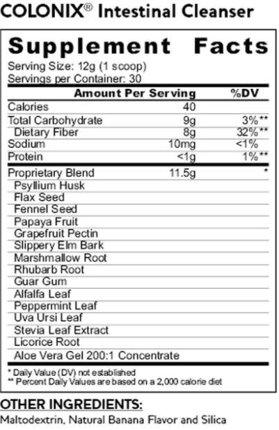 COLONIX® Intestinal Cleanser - 360 Grams – Healthy Habits Living